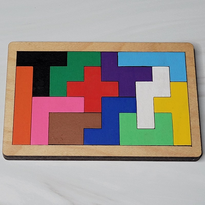 Geometric Puzzle - Etsy