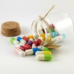 Love Pills: Message in a Bottle - Romantic Capsule Notes Gift - Etsy