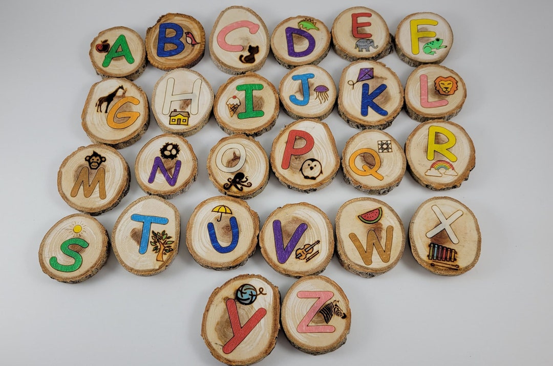 Alphabet Magnets Preschool Education Home School ABC Magnets Unique ...