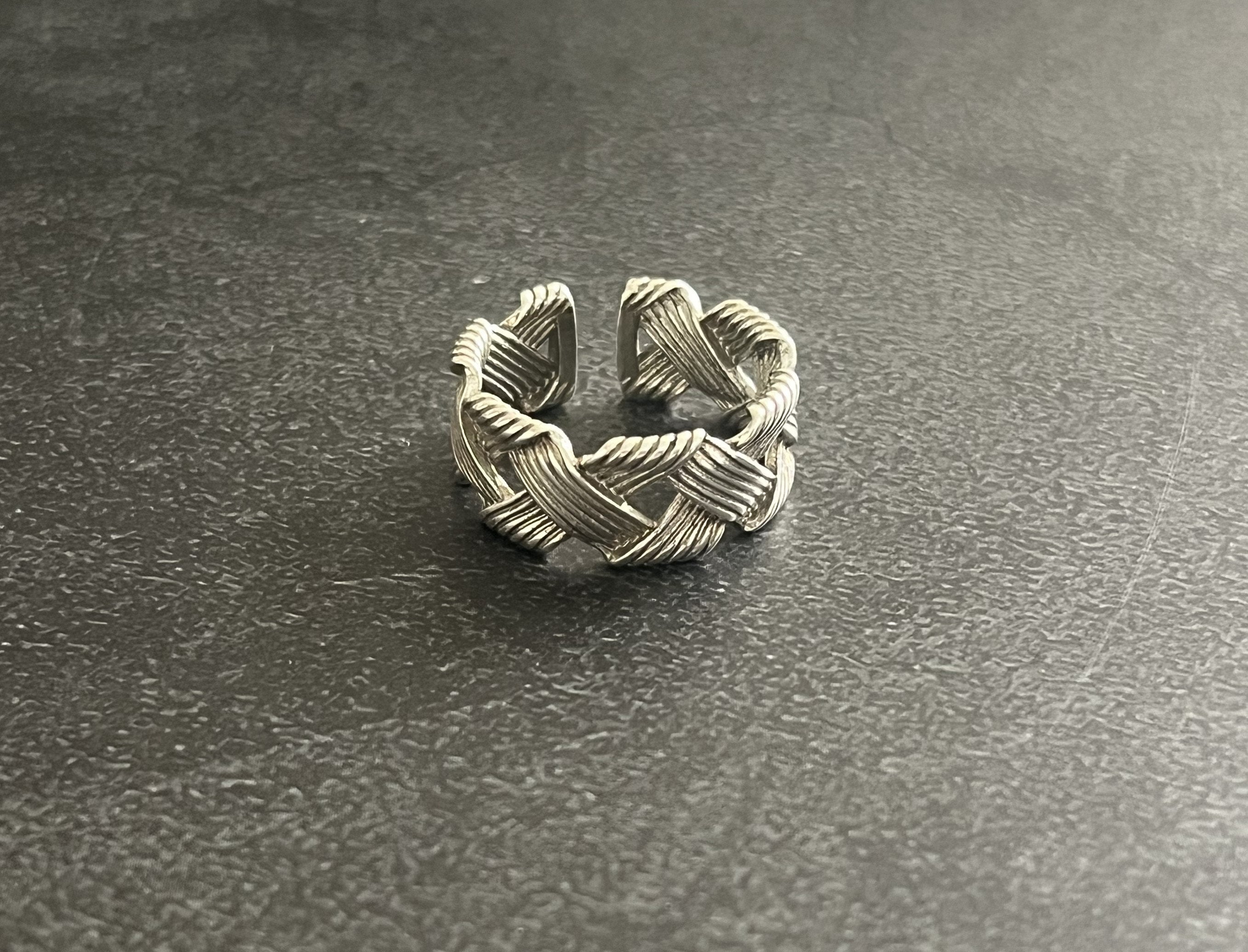 Y2k Chunky Gothic Rings, Designer Adjustable Rings, Irregular Women ...