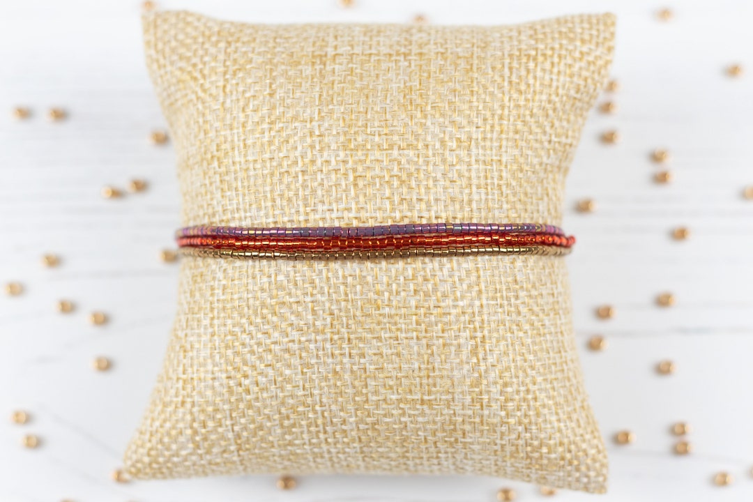 Fire and Brimstone Red and Gold Bracelet/anklet - Etsy