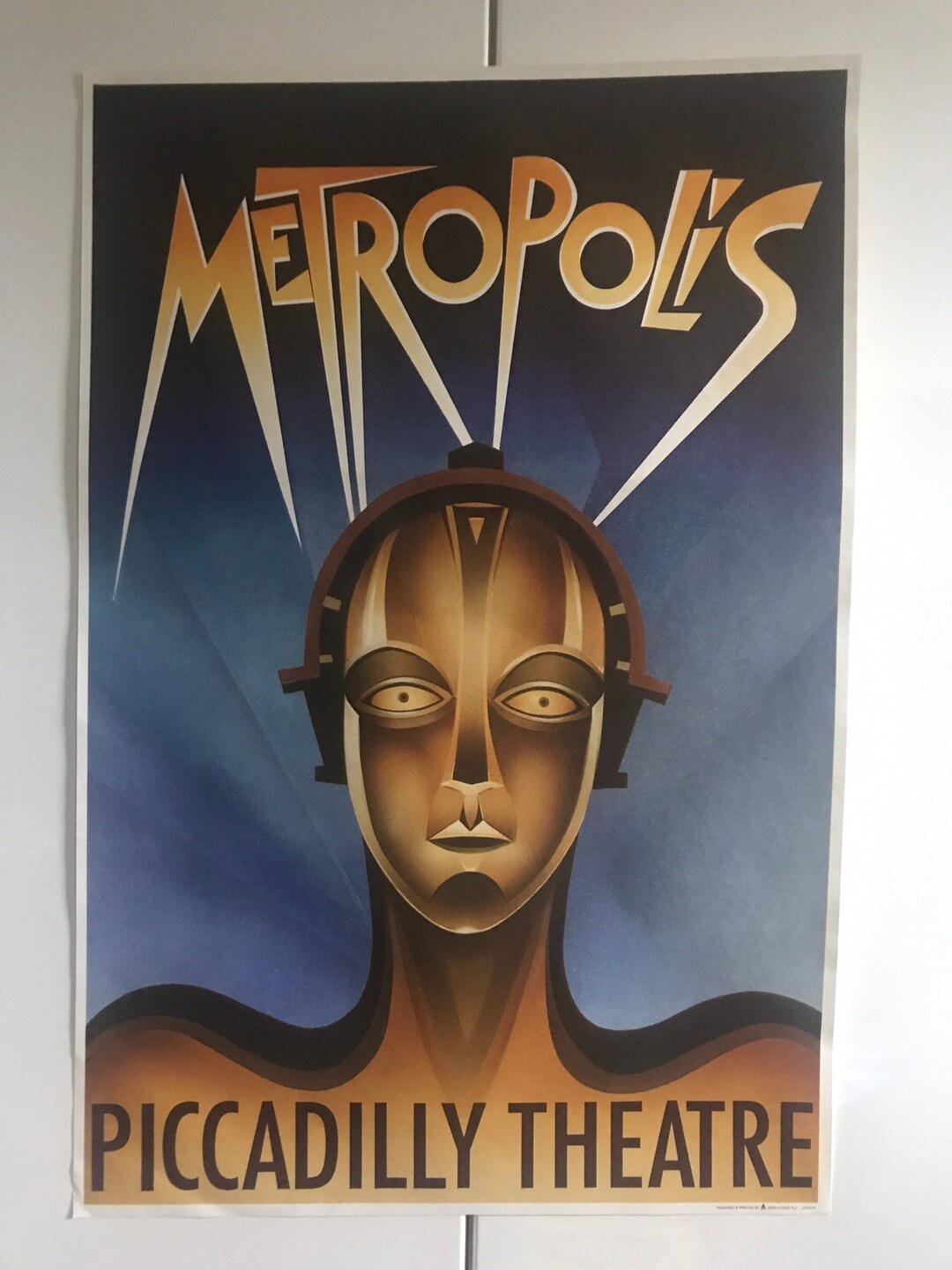 Vintage Metropolis the Musical Poster - Etsy
