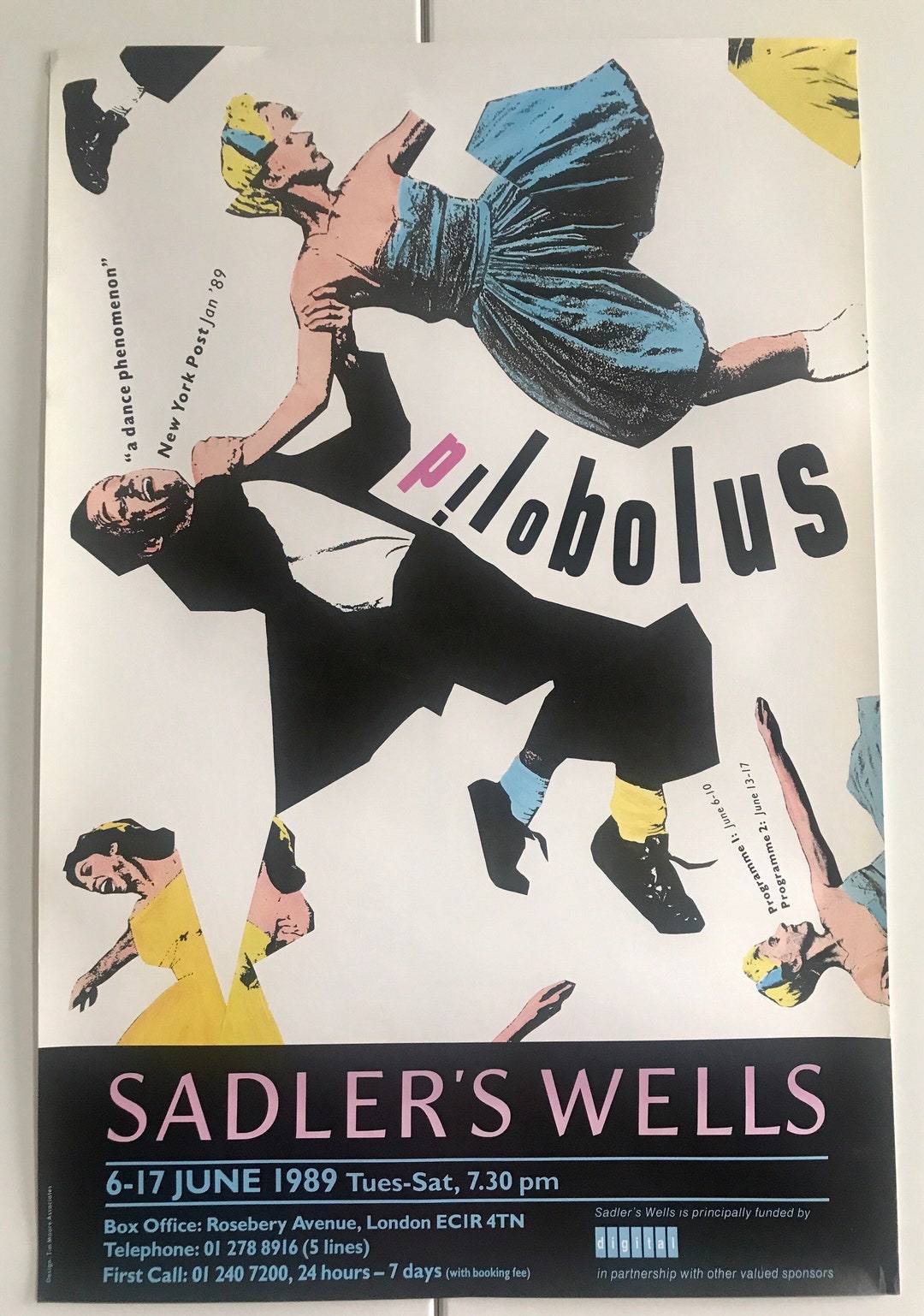 Original 1989 Pilobolus Dance Poster - Etsy