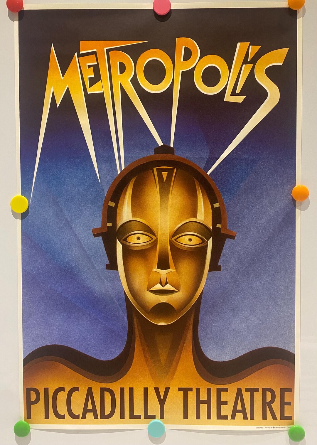 Original Metropolis the Musical Poster - Etsy UK