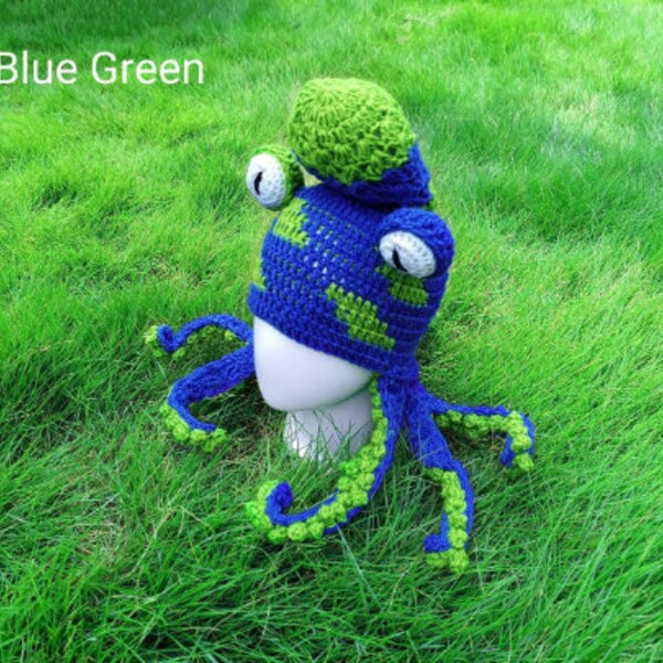 Octopus Hat - Etsy