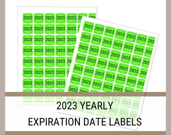 Food Expiration Labels - Etsy