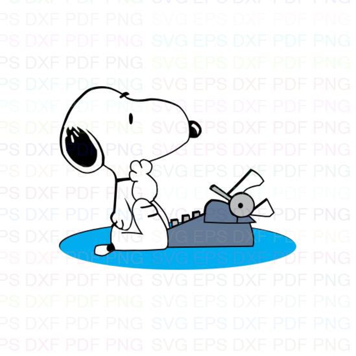 Snoopy Calculate Svg Dxf Eps Pdf Png Cricut Cutting file | Etsy