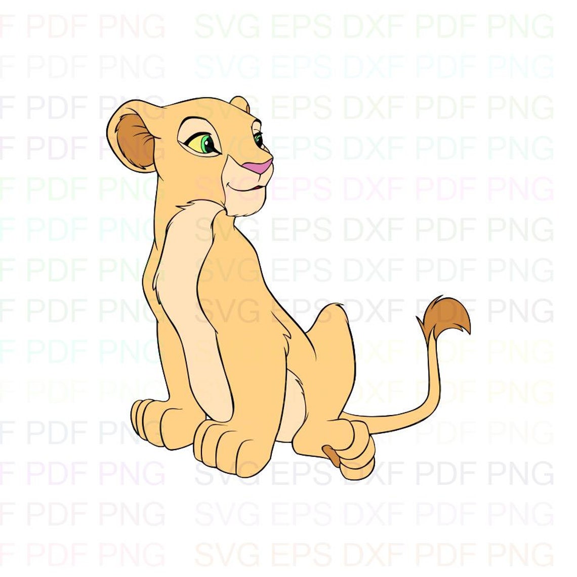 Nala The Lion King 4 Svg Dxf Eps Pdf Png Cricut Archivo de | Etsy