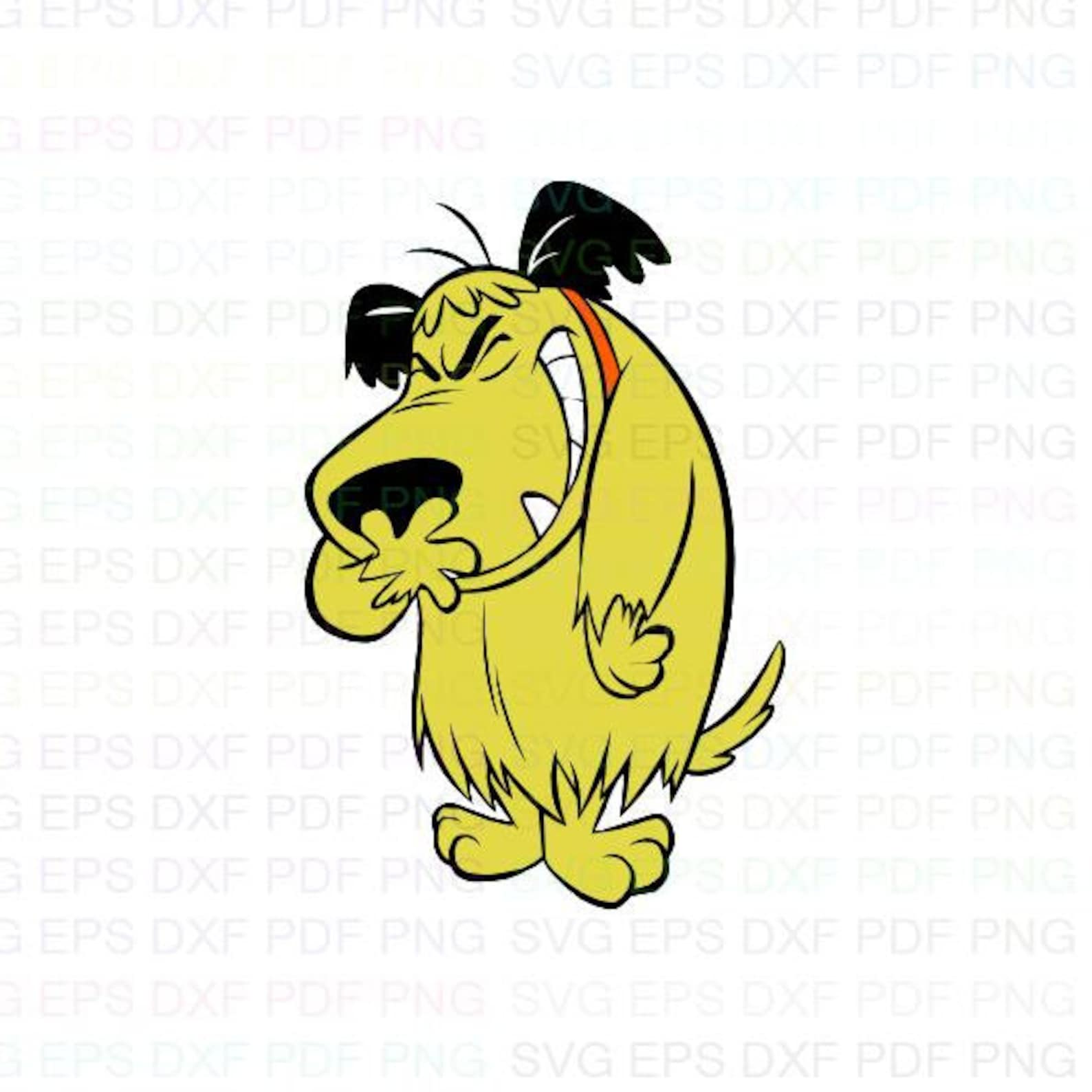 Muttley The Wacky Races Svg Dxf Eps Pdf Png Cricut Cutting | Etsy