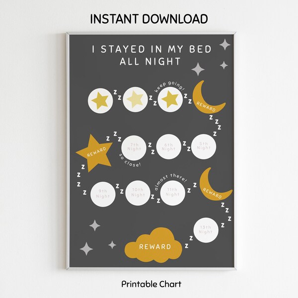 Stay in Bed Chart - Etsy
