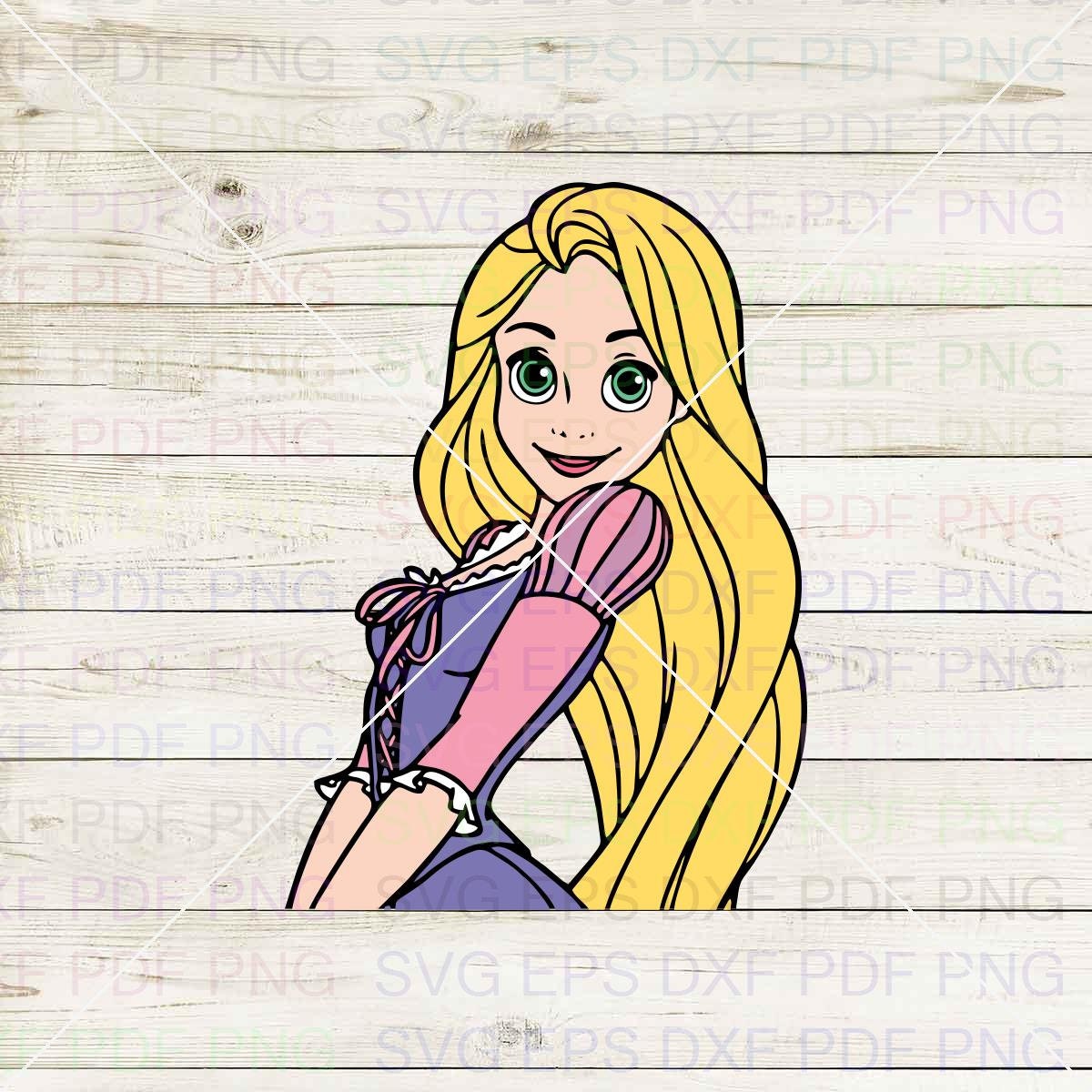 Rapunzel Tangled Svg
