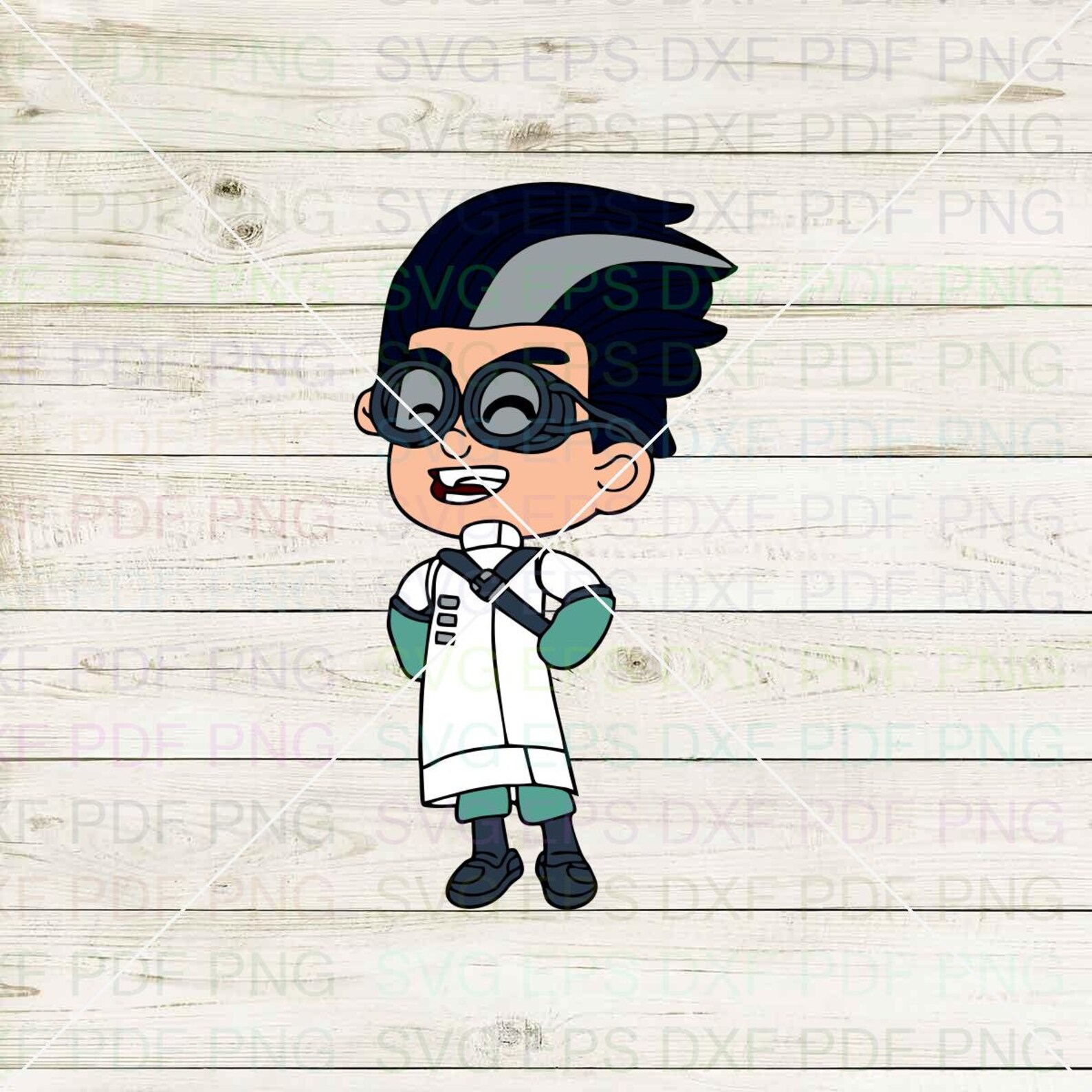 Romeo Pj Masks 014 Svg Dxf Eps Pdf Png Cricut Archivo de | Etsy