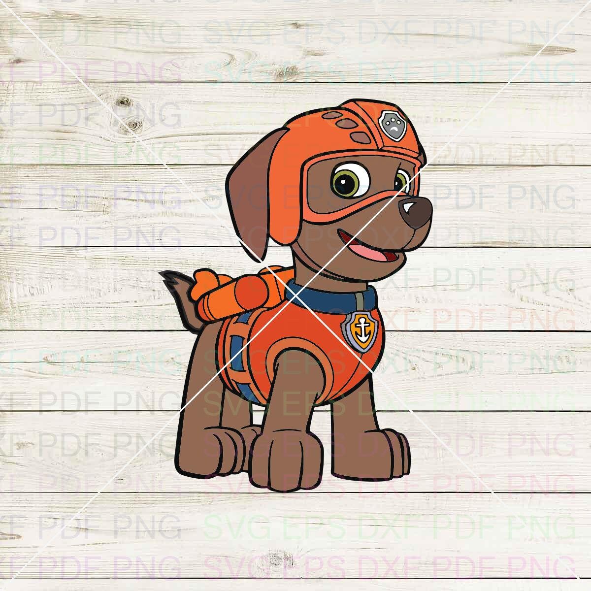 Zuma Paw.Patrol 048 Svg Dxf Eps Pdf Png Cricut Cutting file | Etsy