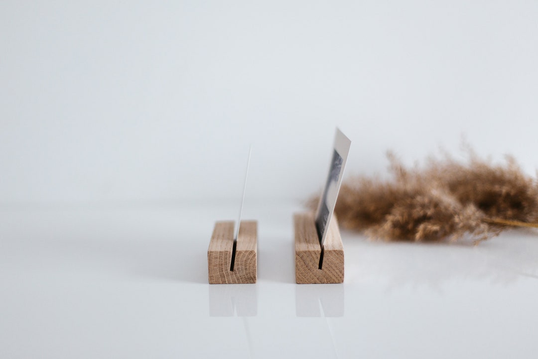 Wooden Display, Business Cards Display, Picture Holder, Photo Stand - Etsy