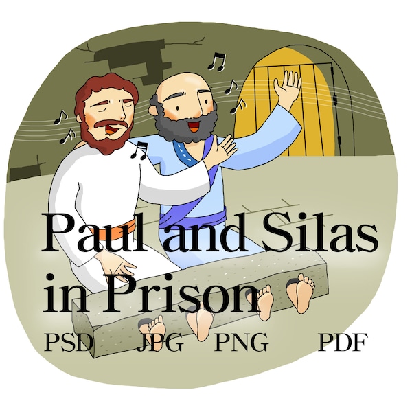 Paul and Silas in Prison Craft - Etsy