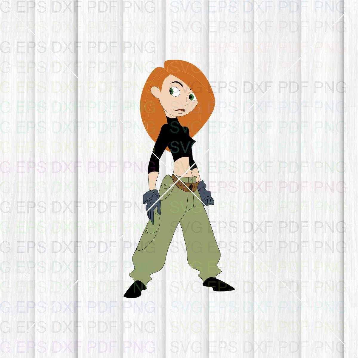 Kim Possible 002 Svg Dxf Eps Pdf Png Cricut Cutting File - Etsy