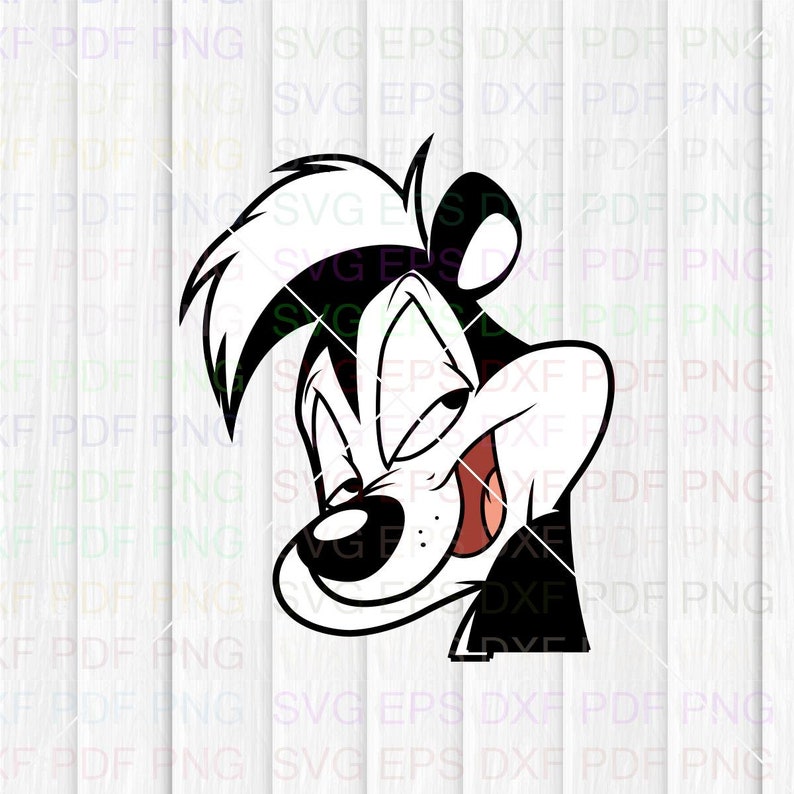 Pepe Le Pew 003 Svg Dxf Eps Pdf Png Cricut Cutting File - Etsy