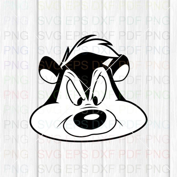 Pepe Le Pew 004 Svg Dxf Eps Pdf Png Cricut Cutting File - Etsy