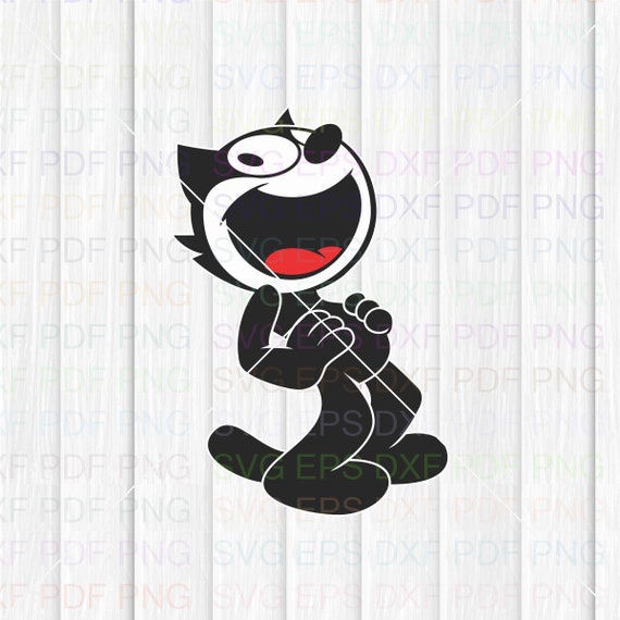 Craft Supplies & Tools Vector Cutting file Cricut Felix The Cat 001 Svg ...