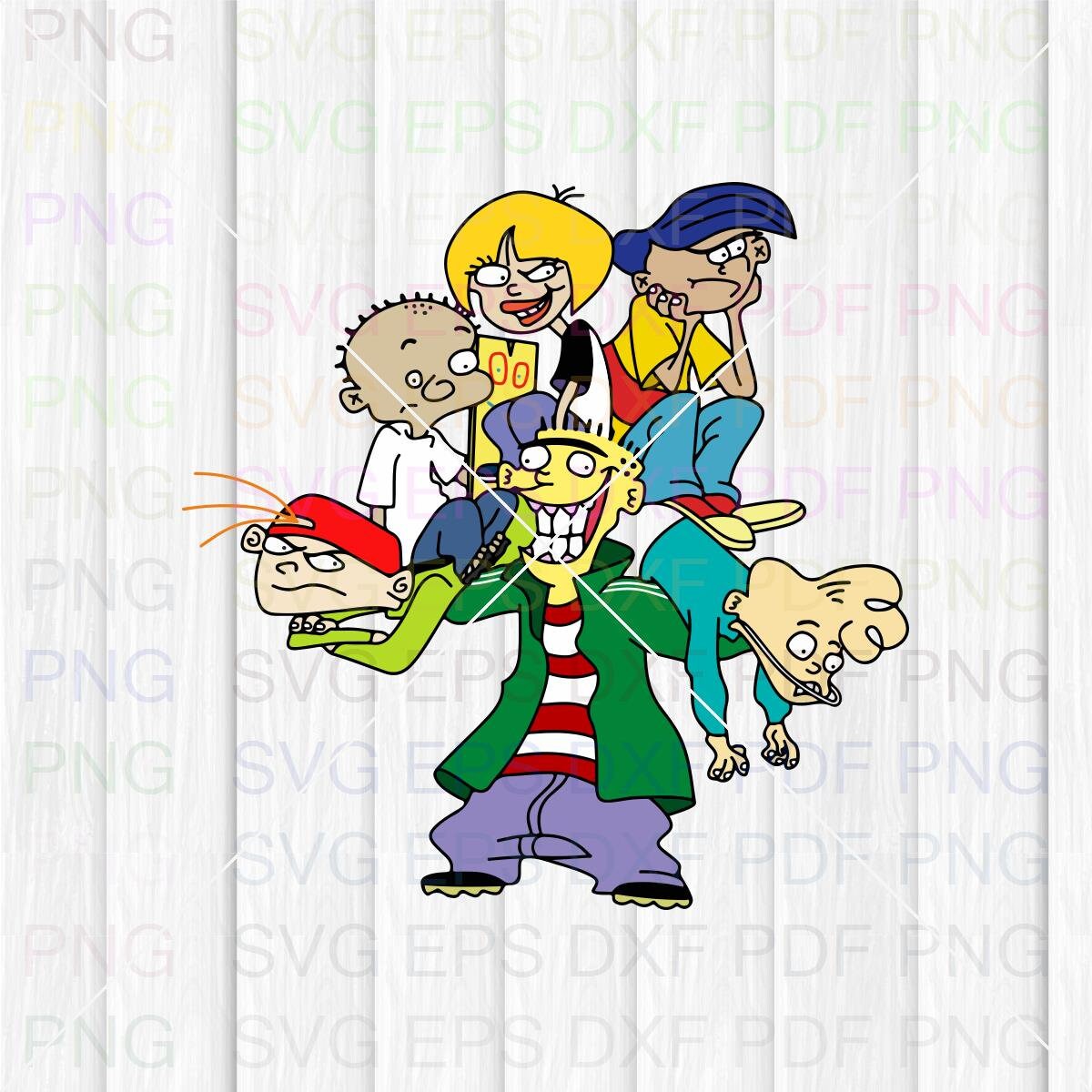 Ed Edd N Eddy Svg Dxf Eps Pdf Png Cricut Schnittdatei Etsy The Best