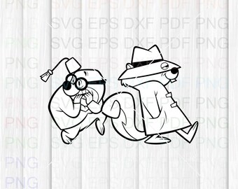 Secret Squirrel Svg - Etsy