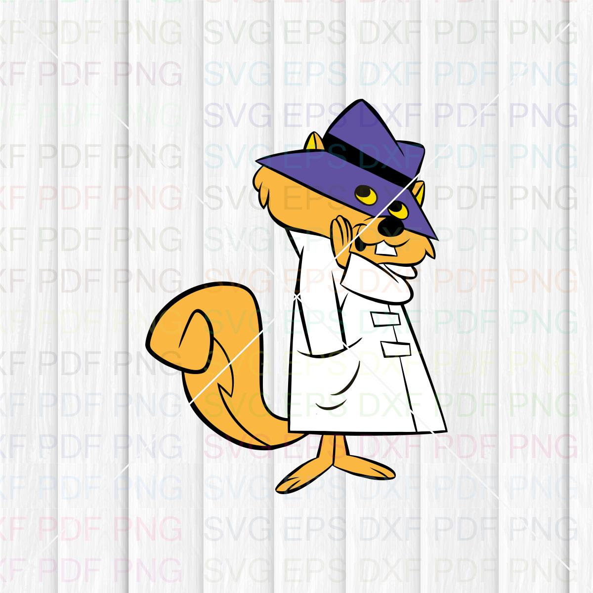 Scrapbooking Papercraft Chip And Dale Squirrel 002 Svg Dxf Eps Pdf Png ...