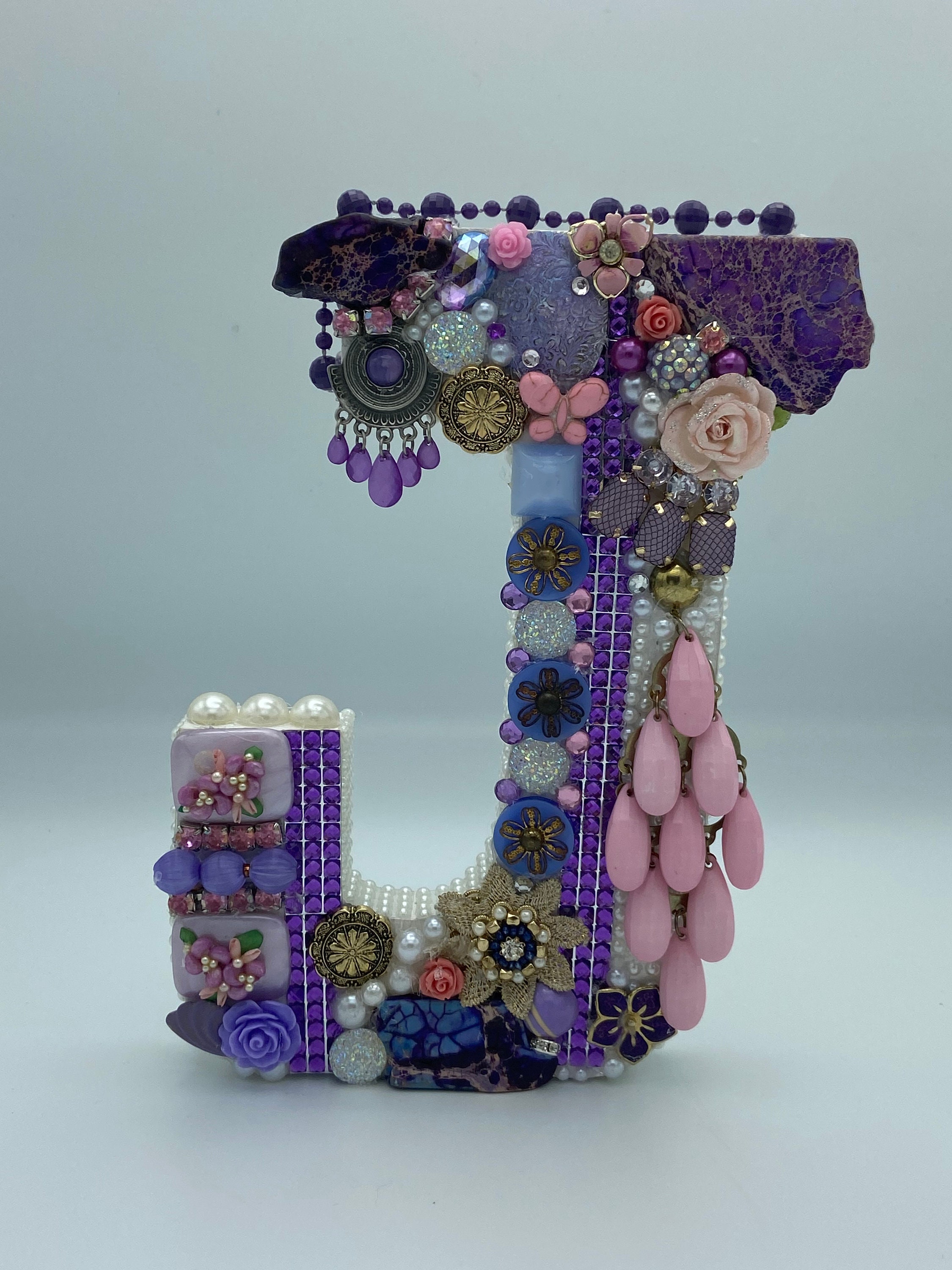 Jeweled Wall Letter J - Etsy