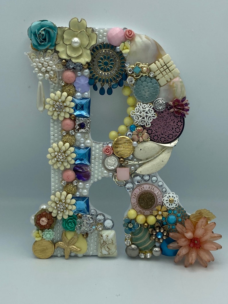 Jeweled Wall Letter R - Etsy