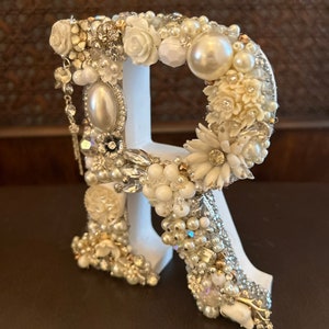 Jeweled Letter R - Etsy