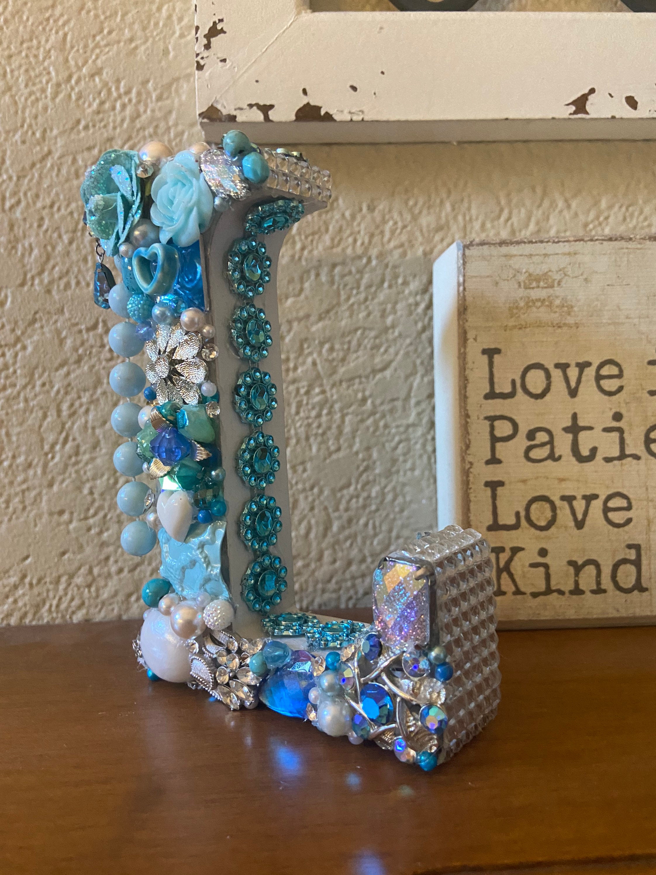Jeweled Letter L - Etsy