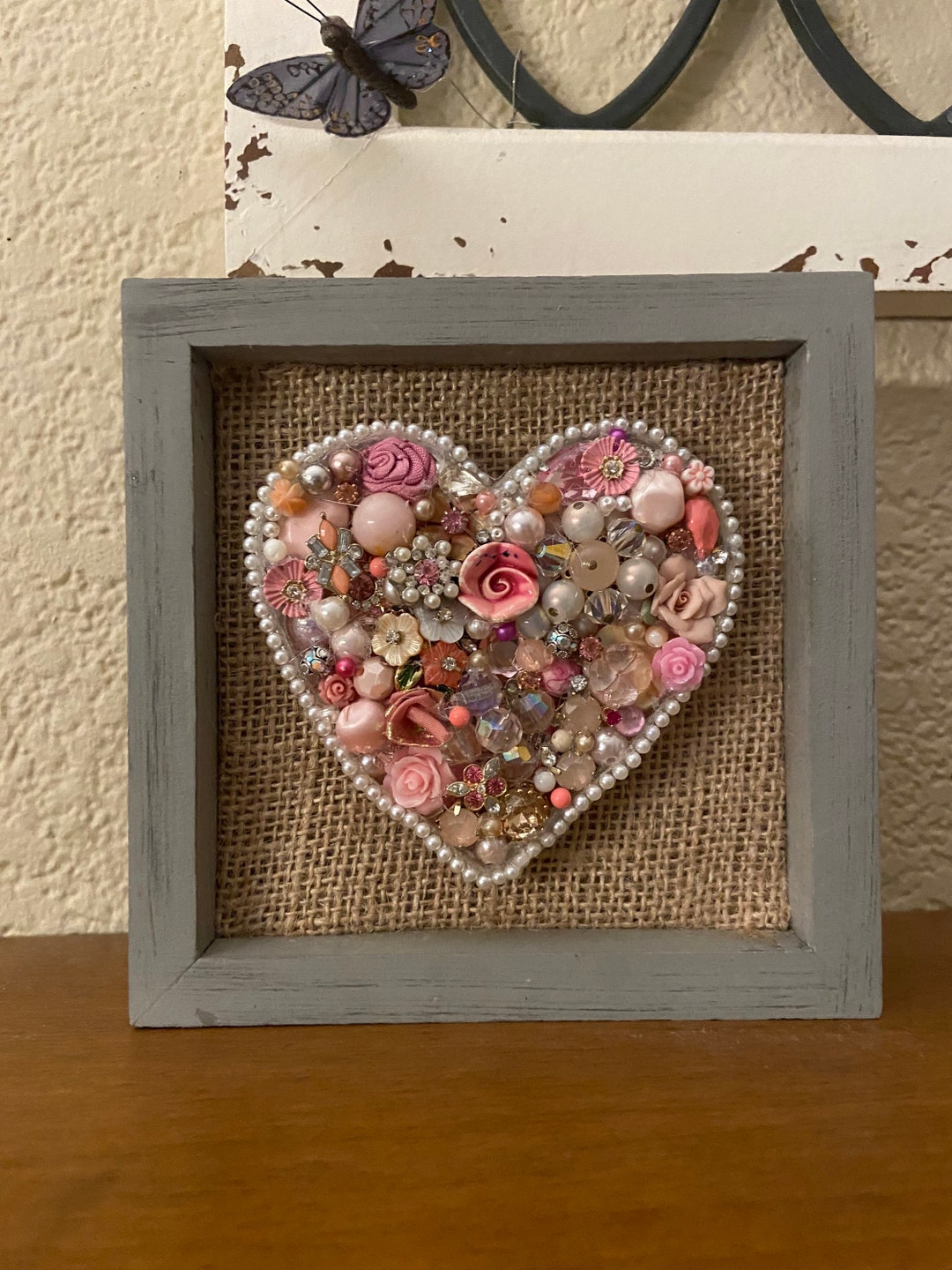 Shadow Box Heart - Etsy