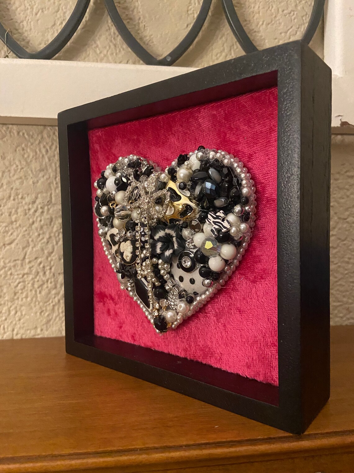 Shadow Box Heart - Etsy