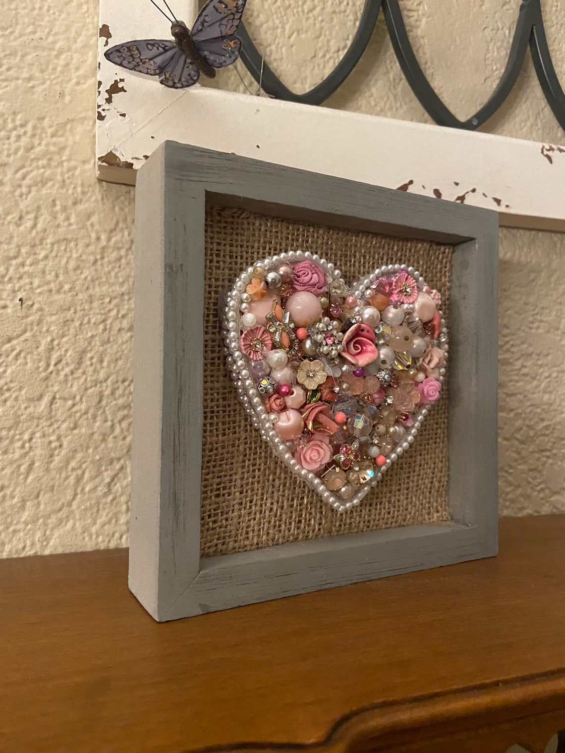 Shadow Box Heart - Etsy