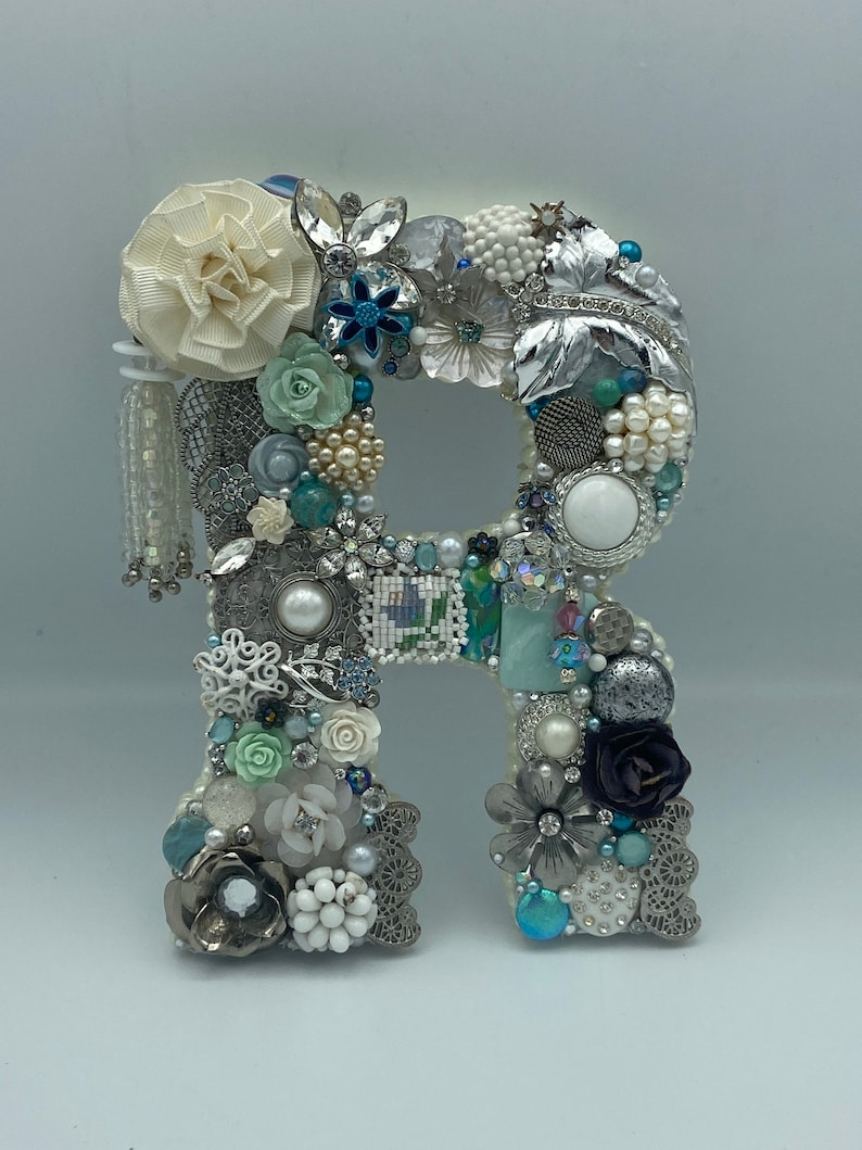 Jeweled Wall Letter R - Etsy