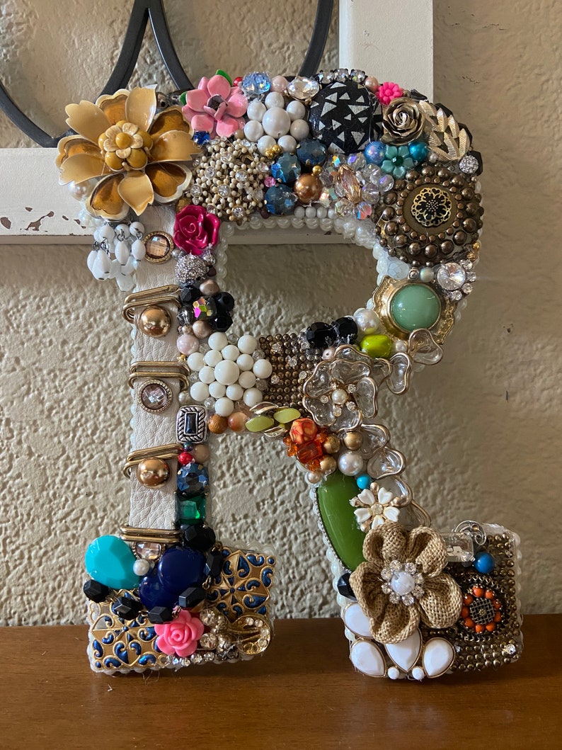 Jeweled Wall Letter R - Etsy