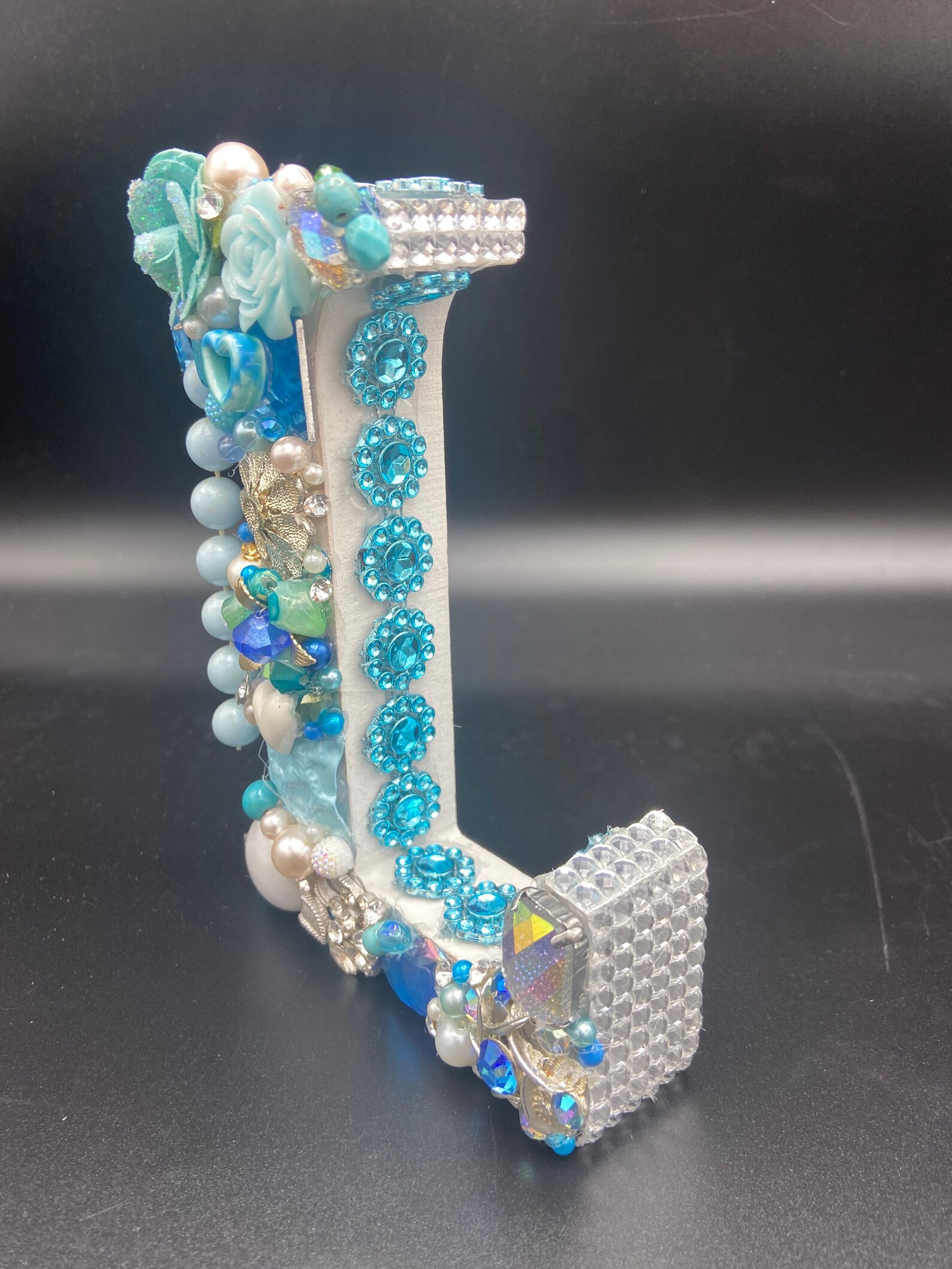 Jeweled Letter L - Etsy