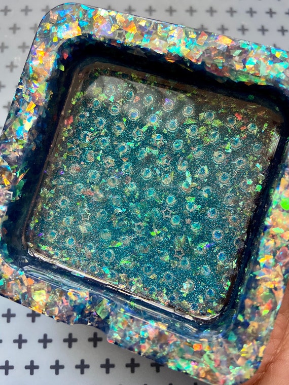 Holographic Ashtray in Epoxy Resin | Etsy
