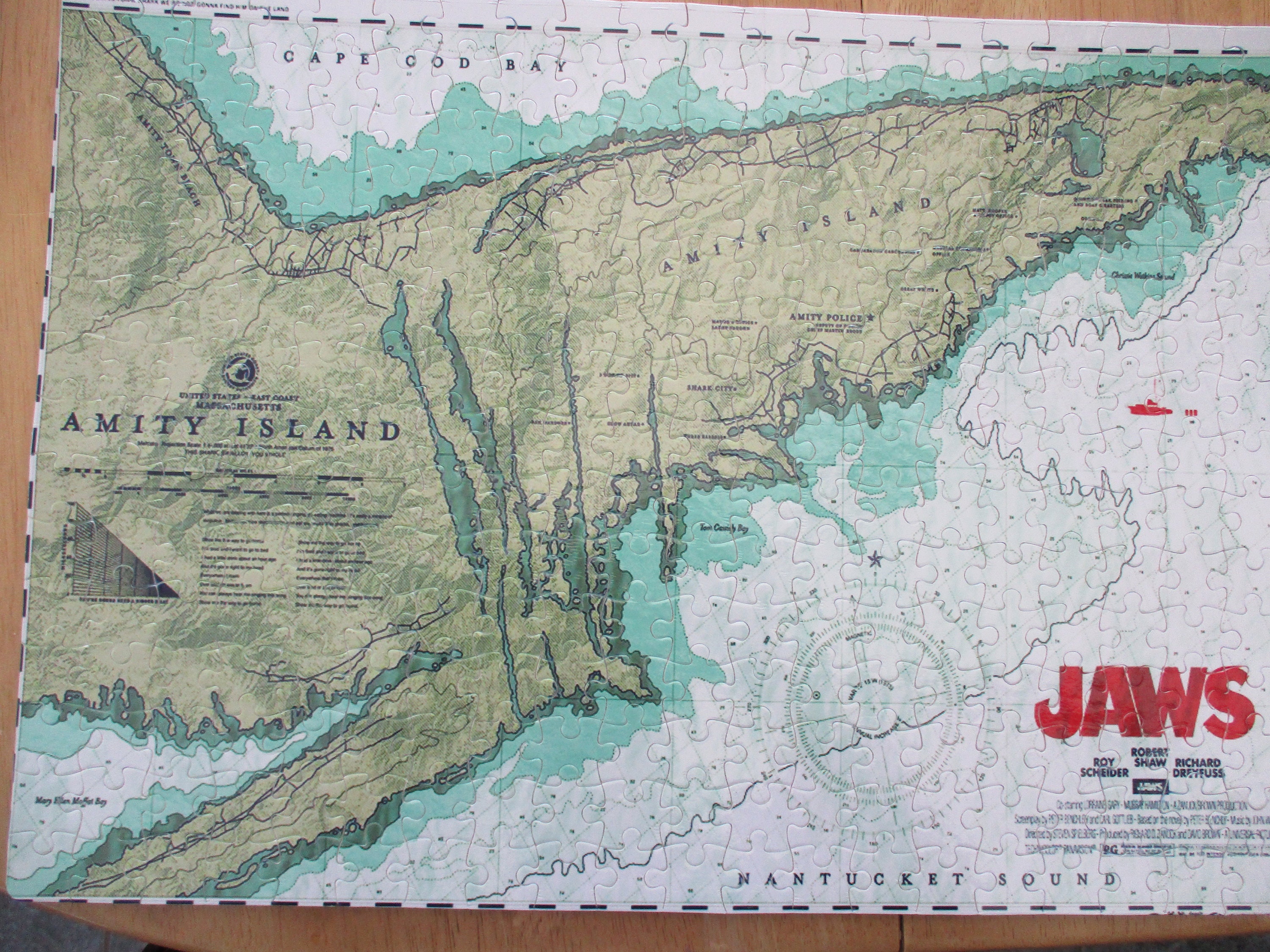 Jaws Amity Island Chart - Etsy UK