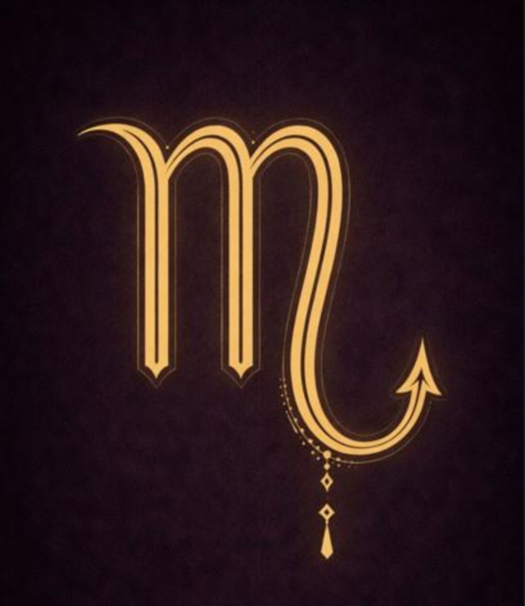 Scorpio Zodiac Wall Art Printable, Water Sign Astrology Poster ...