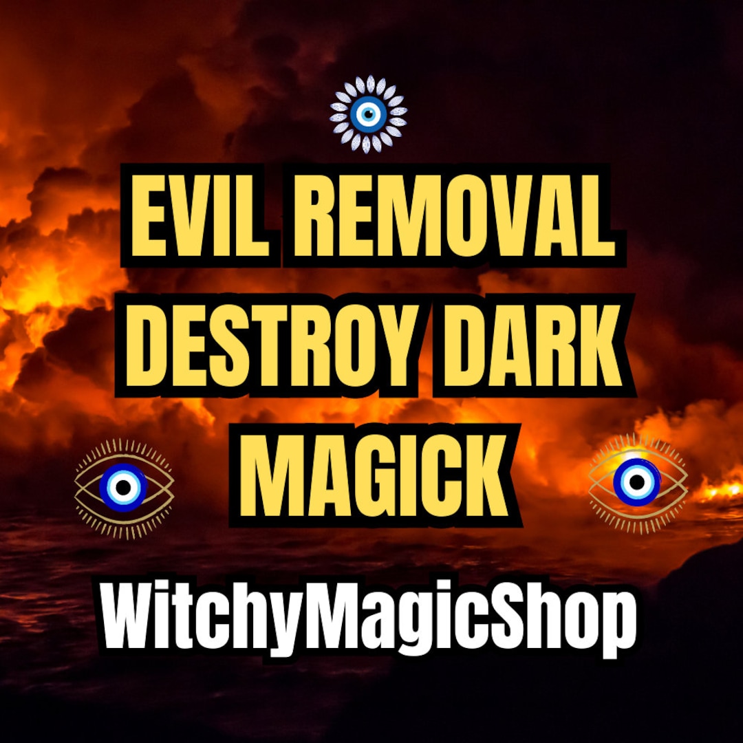 Dark Energy Cleanse Spell Magiblack Magic Removal Curse Removal Hex ...
