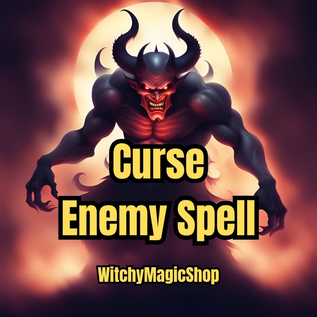 Curse Enemy Spell Casting - Potent Hex for Effective Retaliation - Etsy