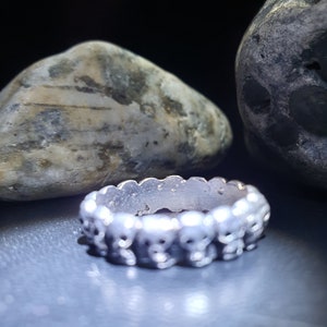 Haunted Skull Ring With Ethereal Warden Azrael Spirit for Protection ...