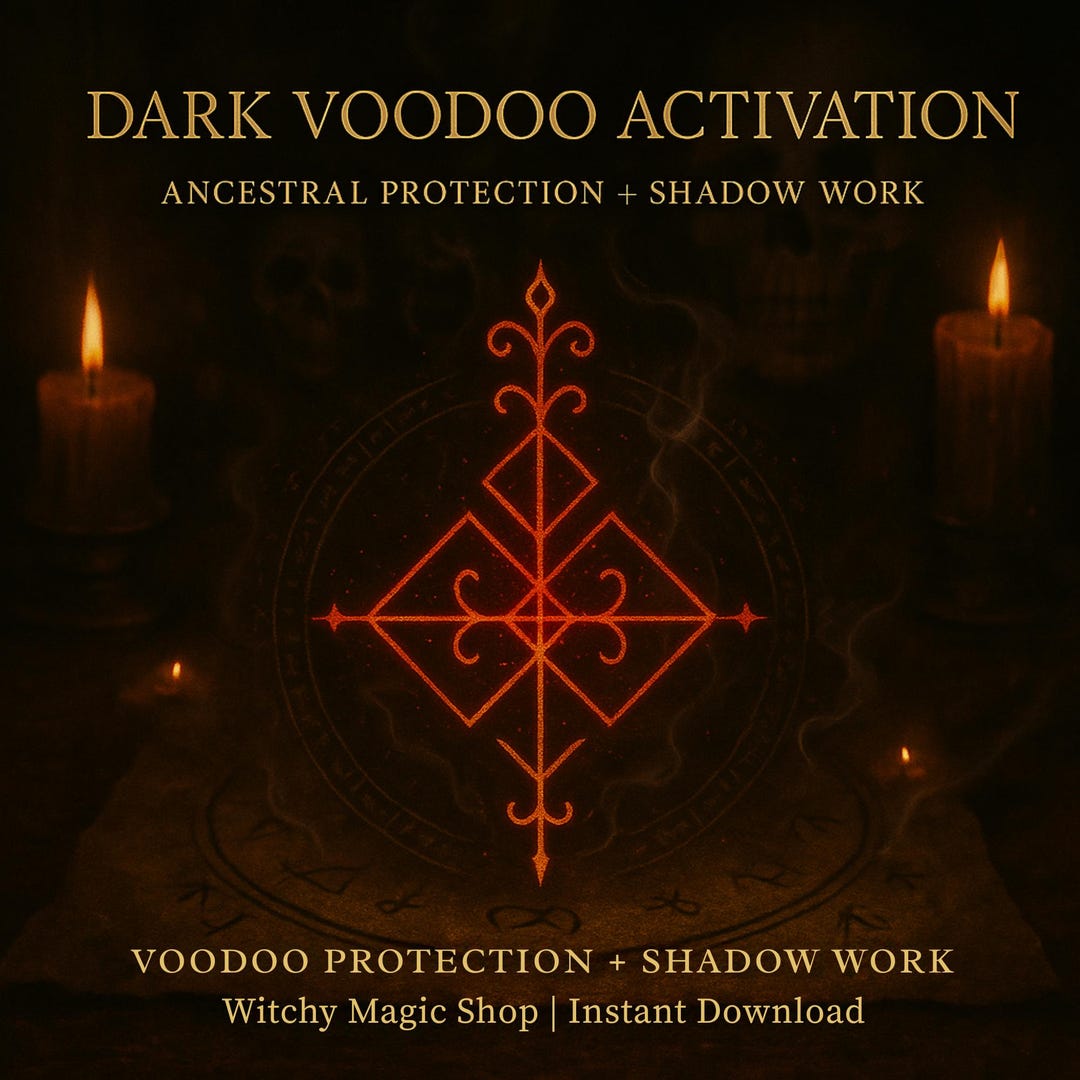 Dark Voodoo Activation | Protection Sigil + Shadow Work Energy Session ...