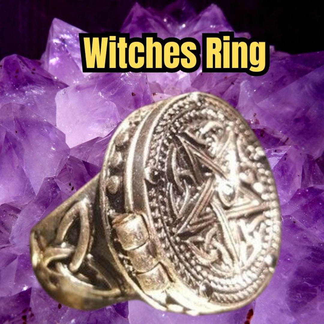 Witch's Ring, Magick Ring Vessel, Voodoo, Haunted Djinn Ring, Jinn - Etsy
