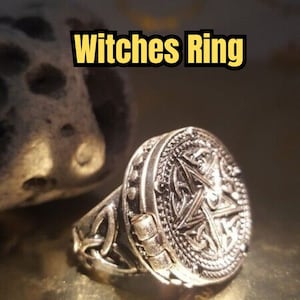 Witch's Ring, Magick Ring Vessel, Voodoo, Haunted Djinn Ring, Jinn - Etsy