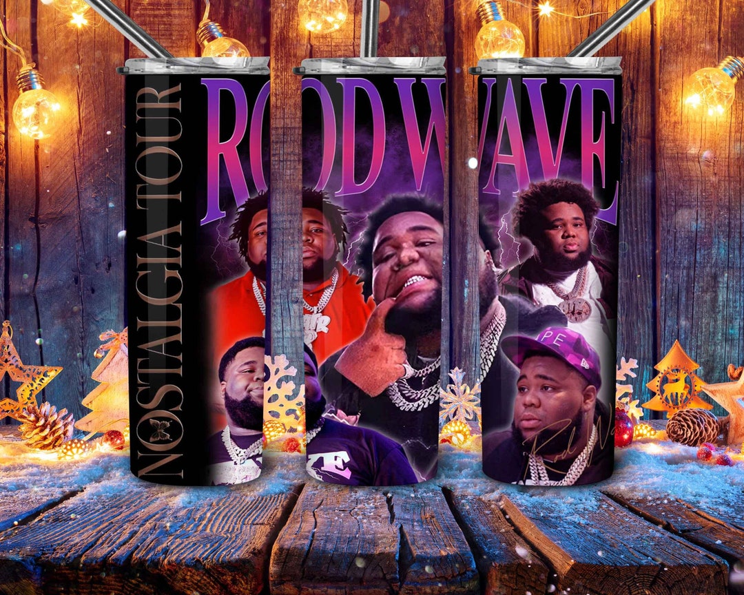 Rod Wave Nostalgia Tour Tumbler PNG-JPG Downloadable File, 20oz Skinny ...