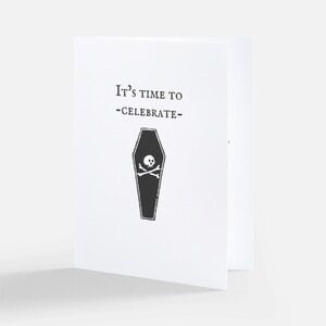 Time to Celebrate Gothic Birthday Card - Etsy