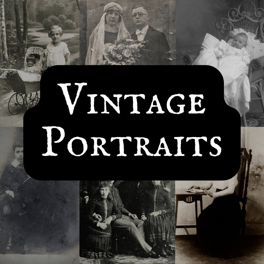 100 Victorian Portraits | Printable & Digital Instant Download - Etsy