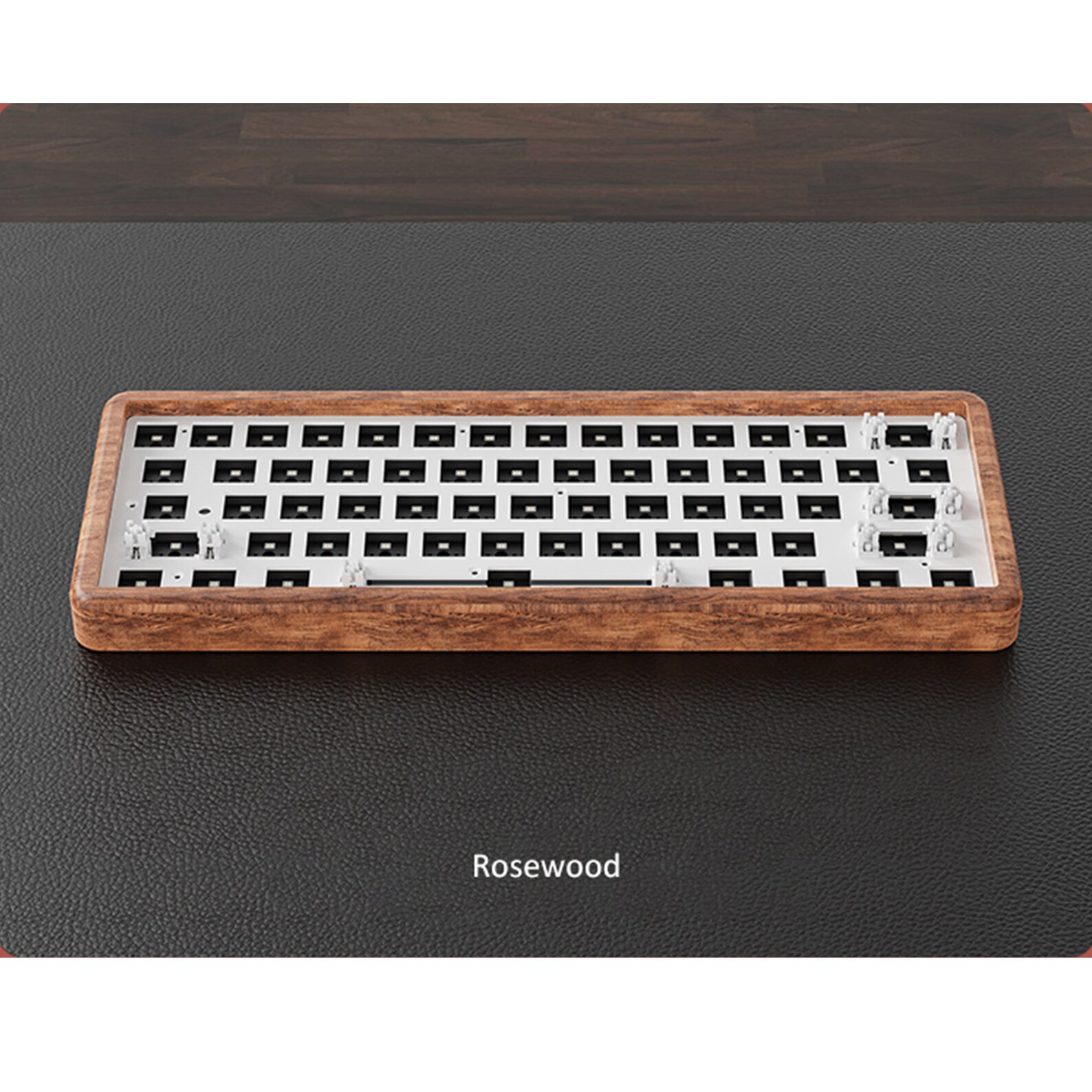 Soild Wood Wired Mechanical Keyboard Kit Walnut Rosewood Noise - Etsy