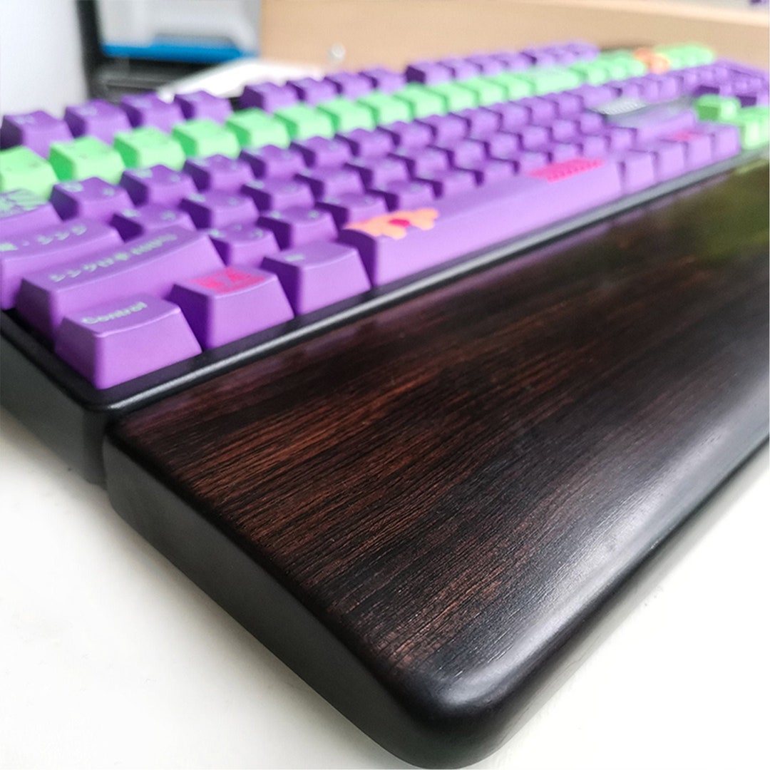 Solid Wooden African Blackwood Palm Rest for Ergonomic Gaming ...